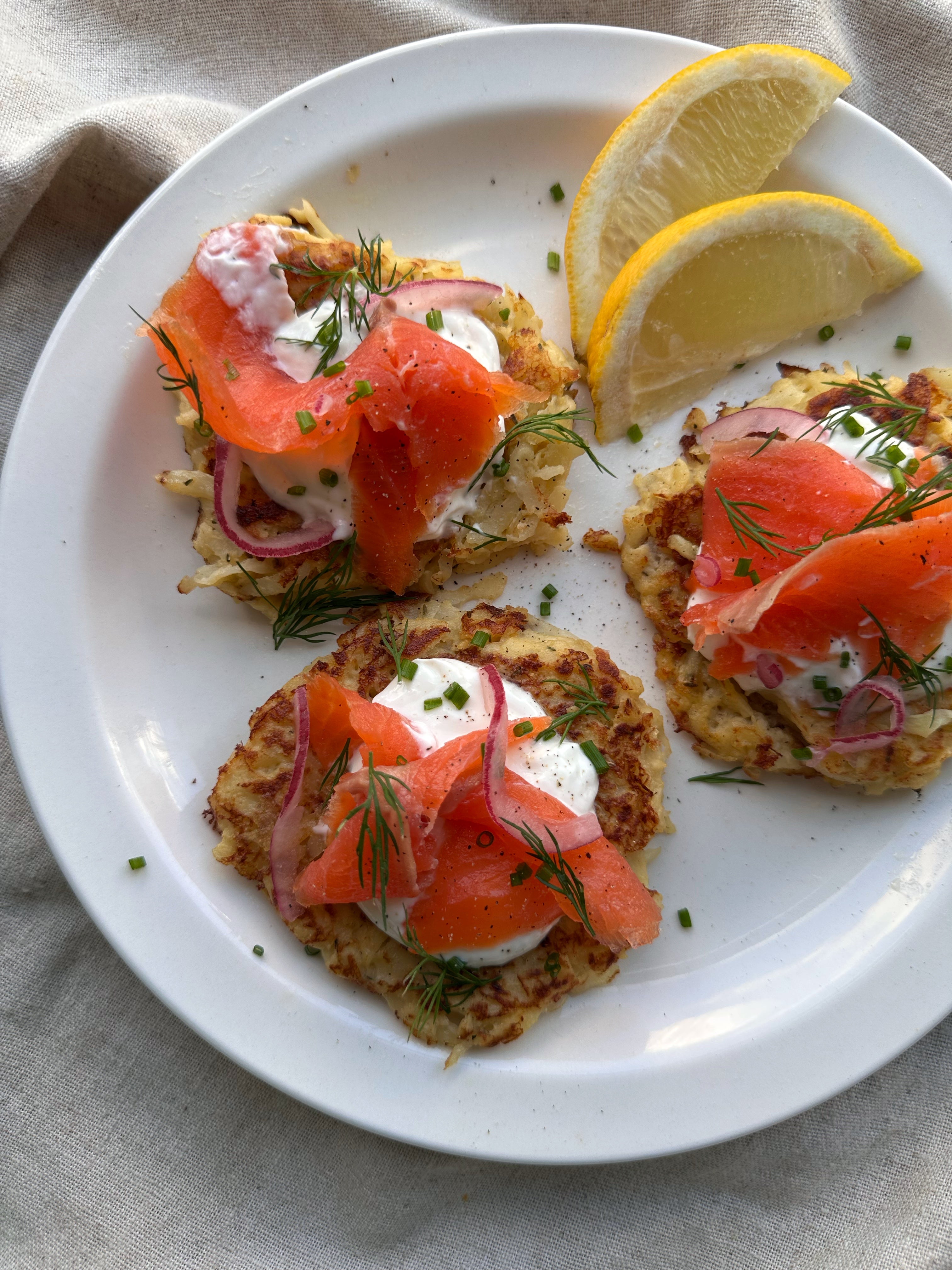 Crispy Parsnip Rostis and Smoked Trout – All Things Butter UK